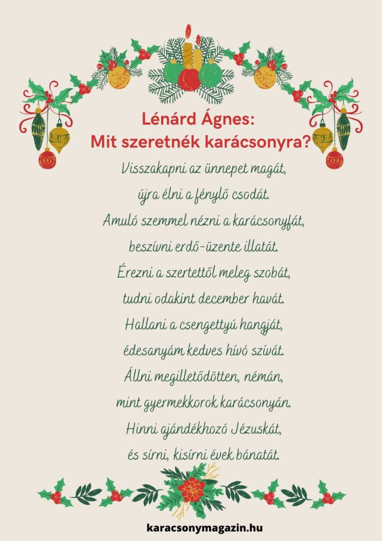 Karácsonyi versek felnőtteknek * Karácsony Magazin
